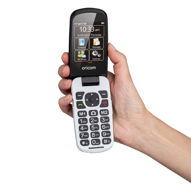 Flip Mobile Phone With Big Buttons & SOS Emergency Button - Realtime ...